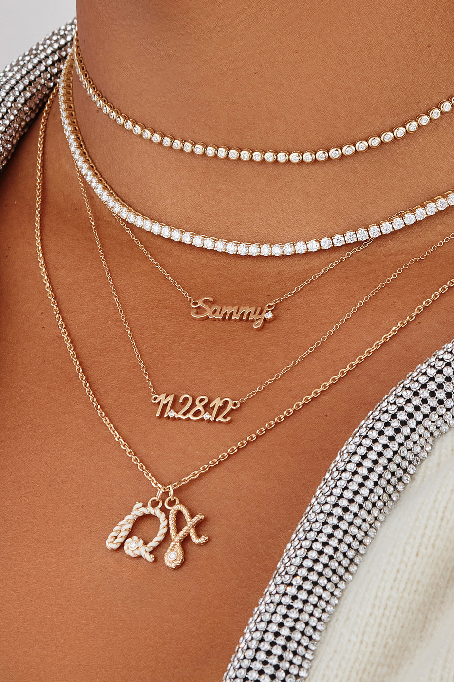 Mini Custom Word Necklace Mini Custom Word Necklace – Alison Lou