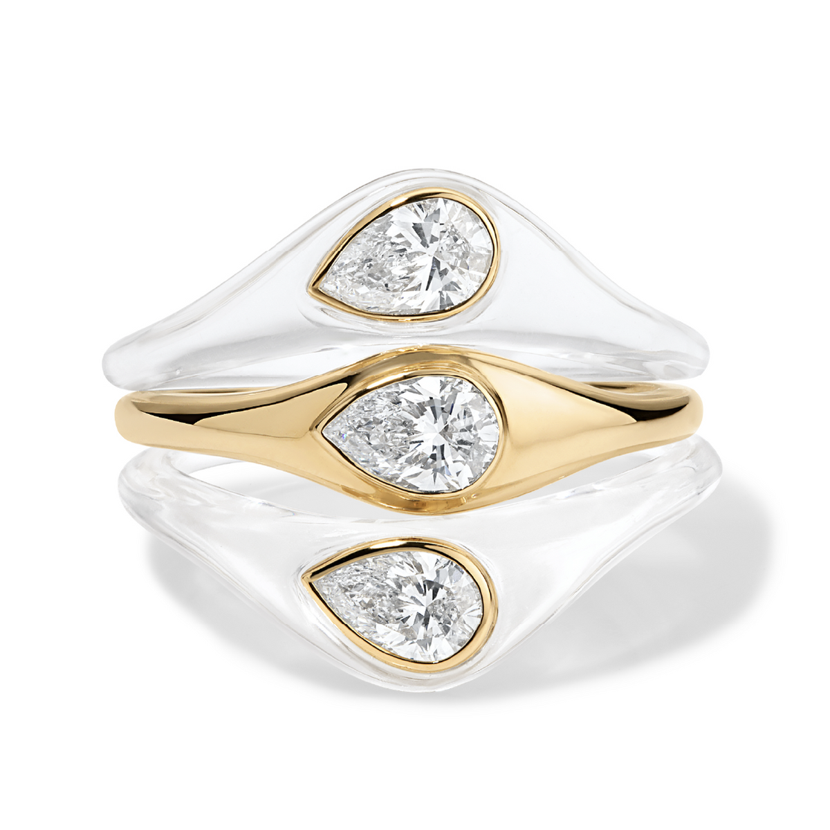 The Triad Ring Set The Triad Ring Set – Alison Lou