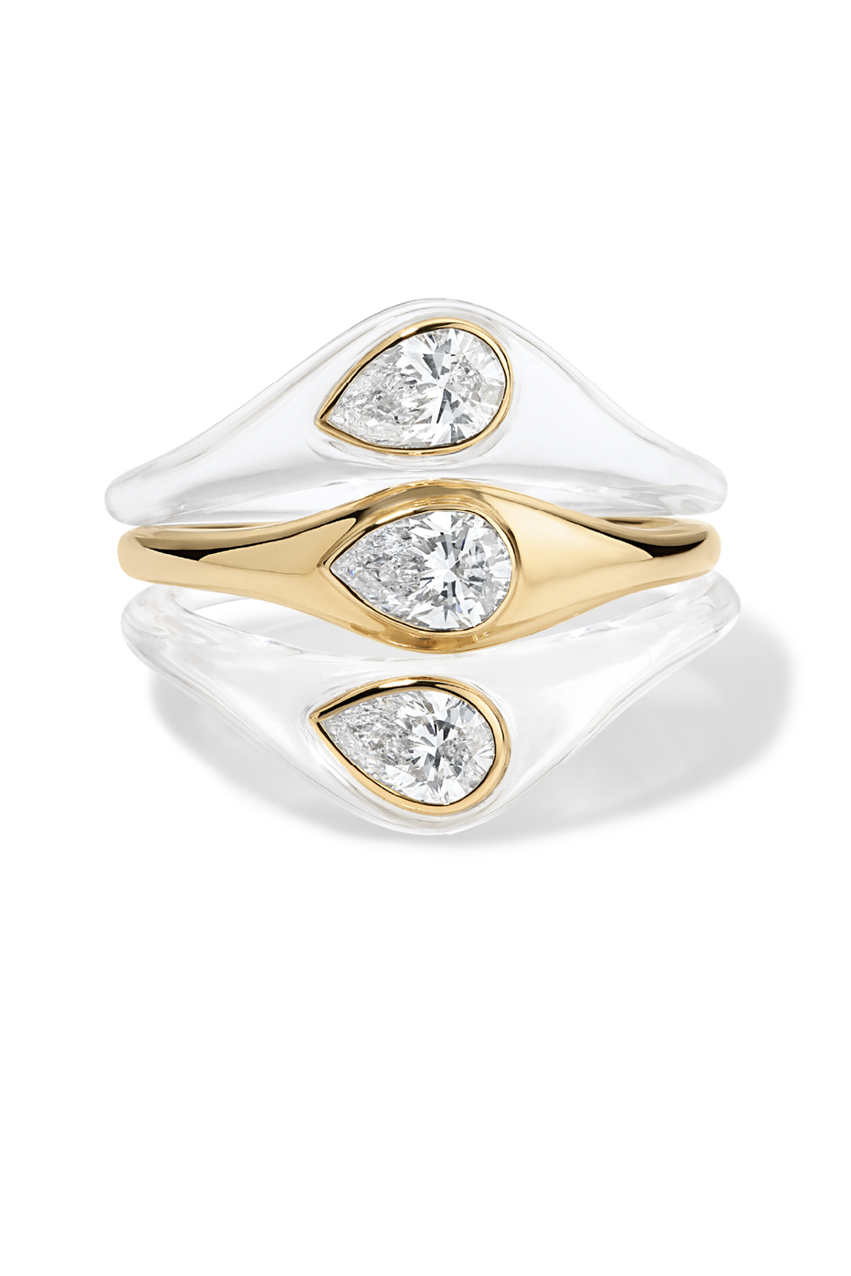 The Triad Ring Set The Triad Ring Set – Alison Lou