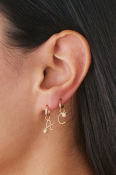 Letter Streamer Huggie Letter Streamer Huggie – Alison Lou